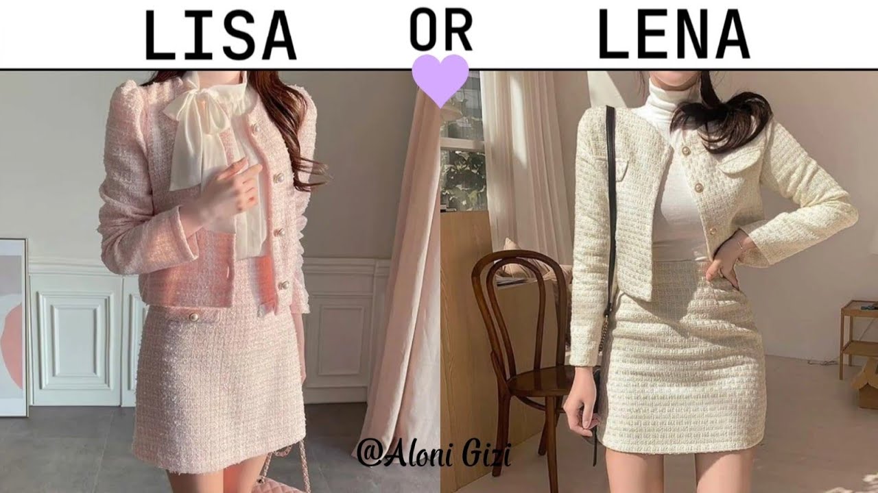LISA or LENA 🌺 [Outfits and sweets] |@AloniGizi - YouTube