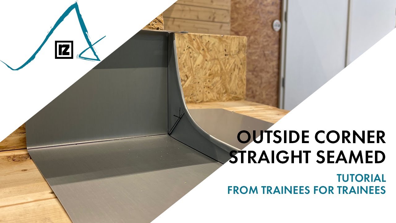 Tutorial: Outside corner straight seamed (💪💪) - YouTube