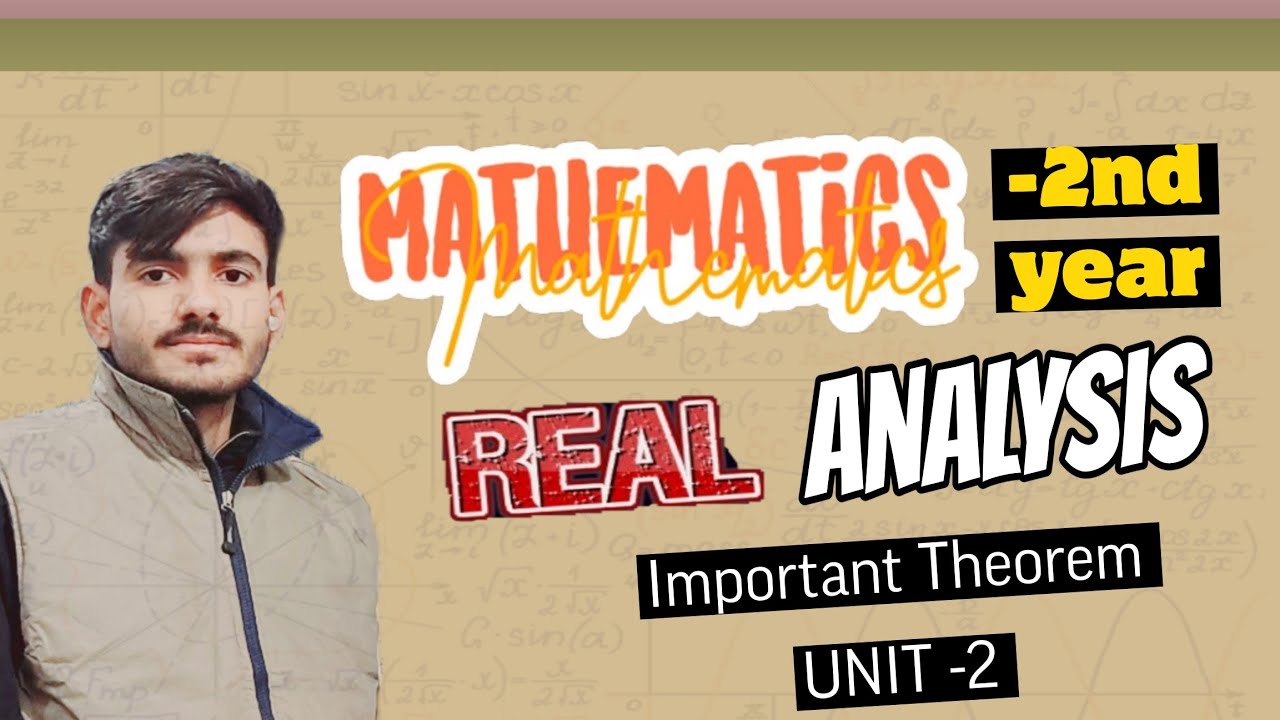 GENERAL SERIES L:-5|BSC-2nd REAL ANALYSIS(MATH)|Important Theorem |#UOA ...