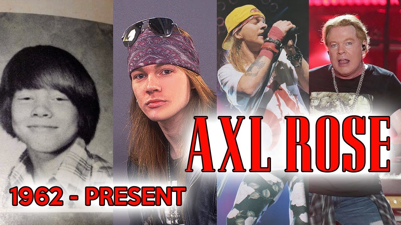 Línea de Vida: Axl Rose año por año. Su evolución. - YouTube