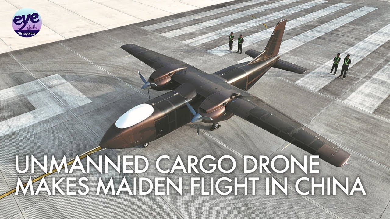 China’s fully domestic large, twin-engine unmanned transport aircraft ...