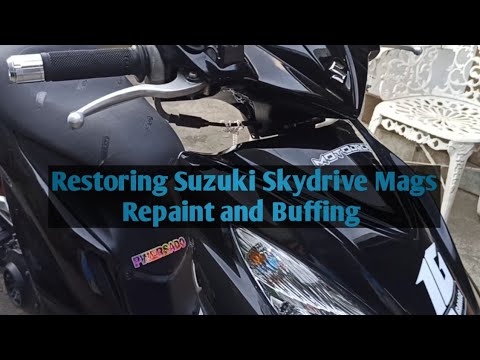 Restoring Suzuki Skydrive | Mags Repaint | buffing - YouTube