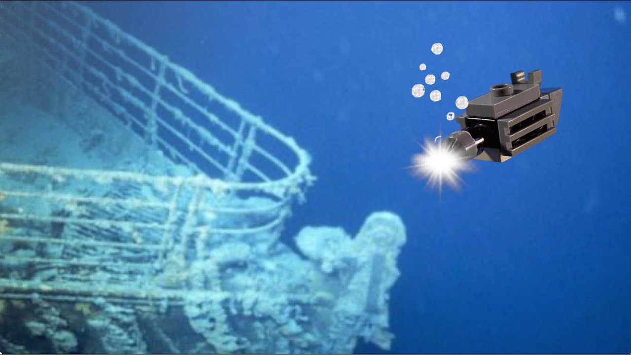 Lego titanic sub implosion - YouTube