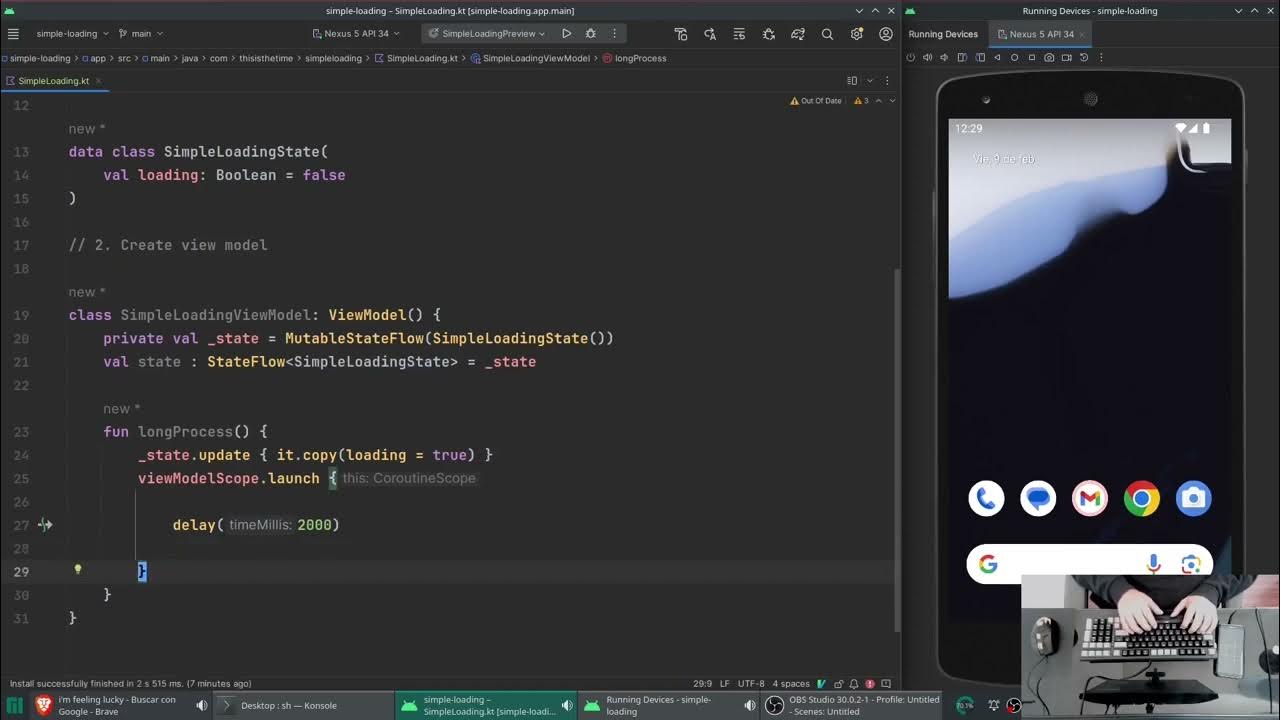 Effortless Loading Screen with State Flows and Jetpack Compose - Just 4 Easy Steps(ASMR ...