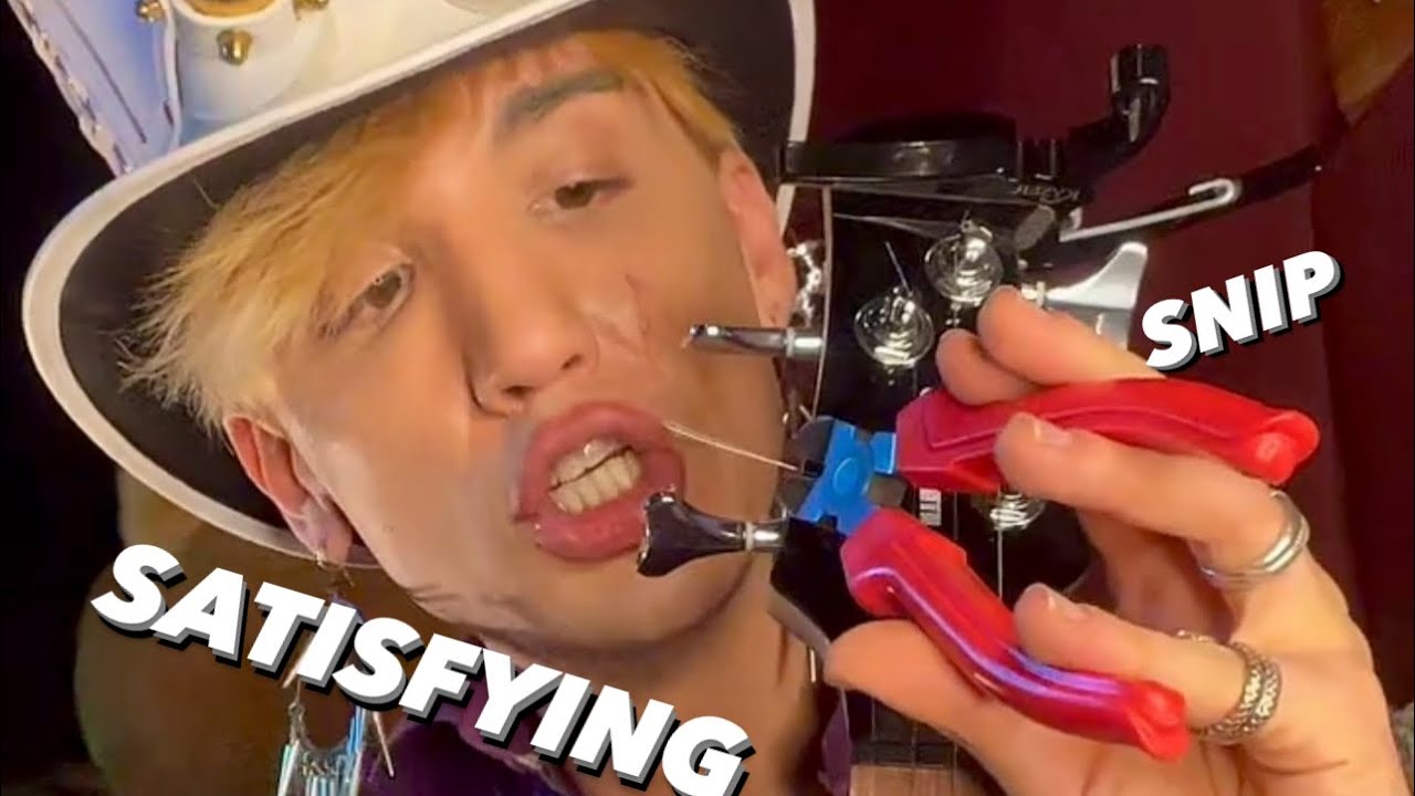 PURE ASMR JOY!! STRING SNAP! - YouTube