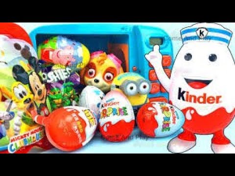 Kinder Man Microwave Surprise Toys Kinder Joy Disney Pixar Cars Mickey ...