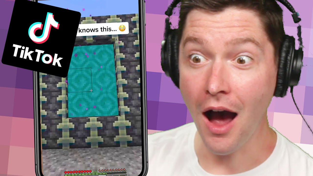 5 Minecraft TikToks TESTED, Can We Believe Them? - YouTube