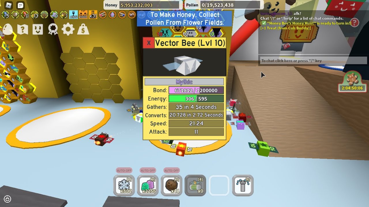 Spending 24Billion Honey On Royal Jelly (Roblox Bee Swarm Simulator ...