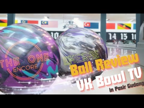 Ebonite Emerge & The One Encore Ball Review + Training + unboxing sofa ...