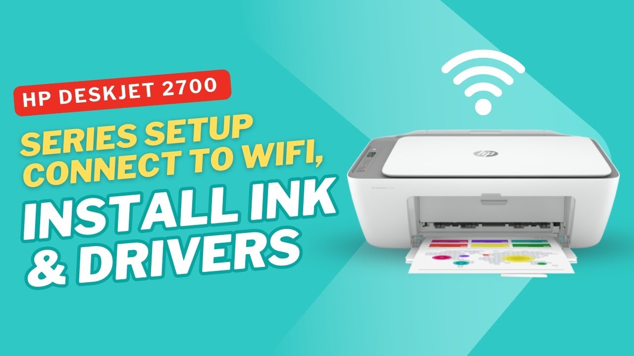 HP DeskJet 2700 Series Setup Connect to WiFi, Install Ink & Drivers ...