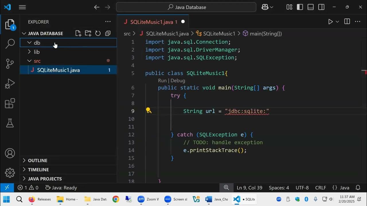 Java SQLite Database Tutorial 1, 2 and 3 - YouTube