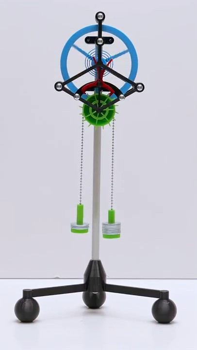 Assembling and running a clock escapement mechanism model ⏱️ - YouTube