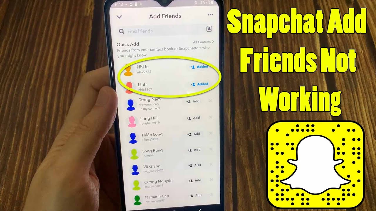 Fix Snapchat Add Friends Not Working in 2022 - YouTube