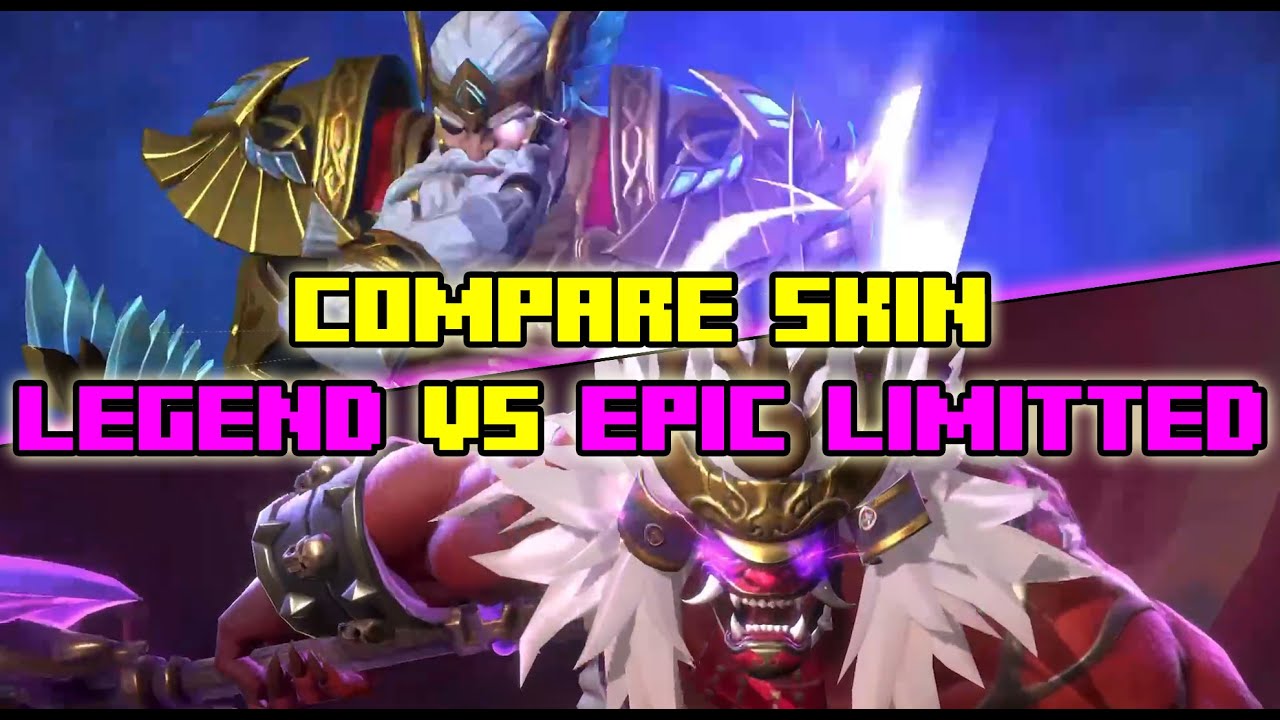compare skin franco king of hell vs valhalla rules - YouTube