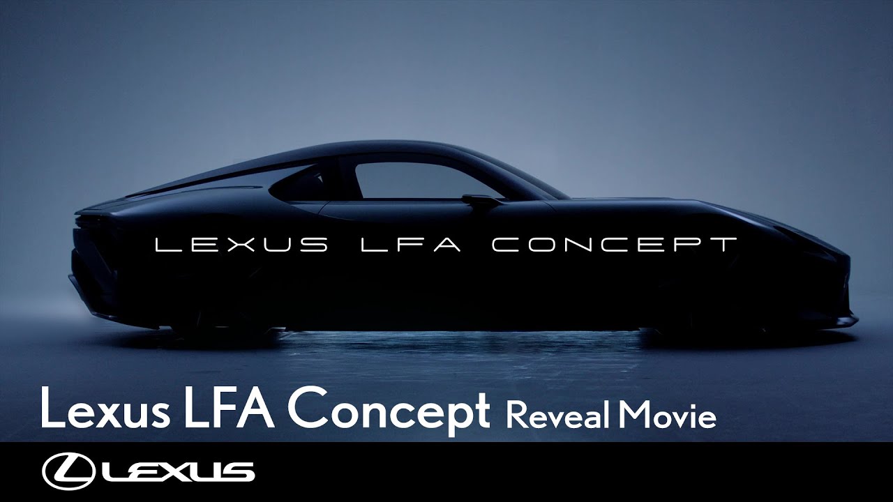 Lexus LFA Concept Reveal Movie - YouTube