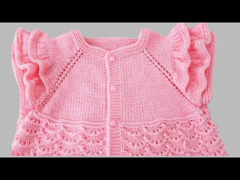 KOLLARI FIRFIRLI BEBEK YELEĞİ #bebekörgüleri #bebekyeleği #crochet #diy #baby #yelek #trend #örgü 