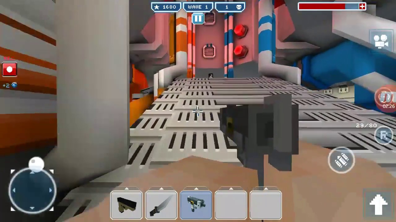 I BUST THEIR BLOCKS!! )+( Blocky Wars Online #1 - YouTube