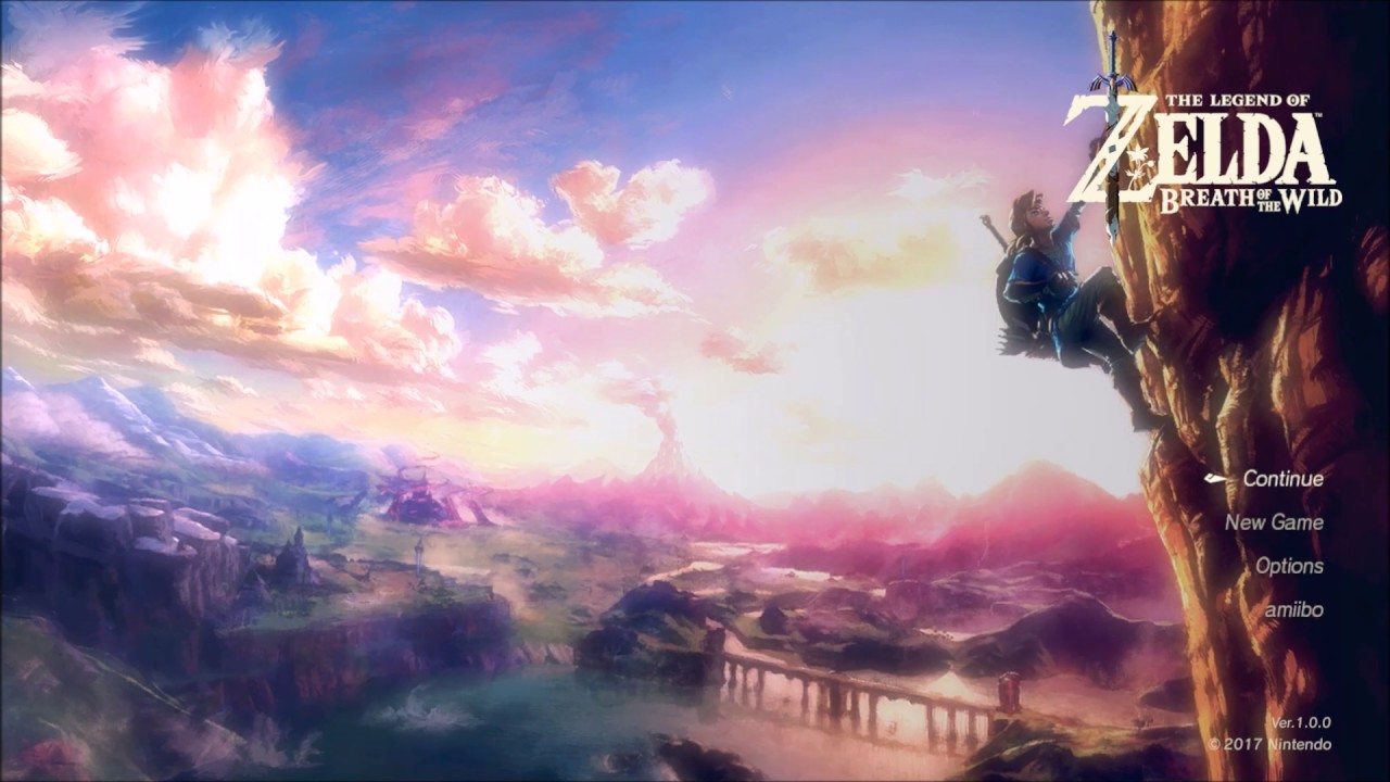 The Legend of Zelda: Breath of the Wild has Gorgeous Title Screens ...