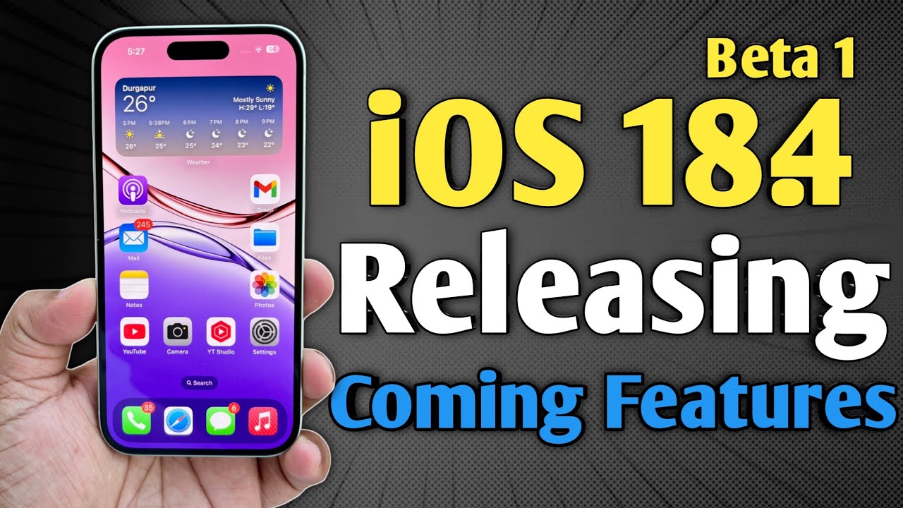 iOS 18.4 Beta 1 Releasing - What Feature to Expect - YouTube