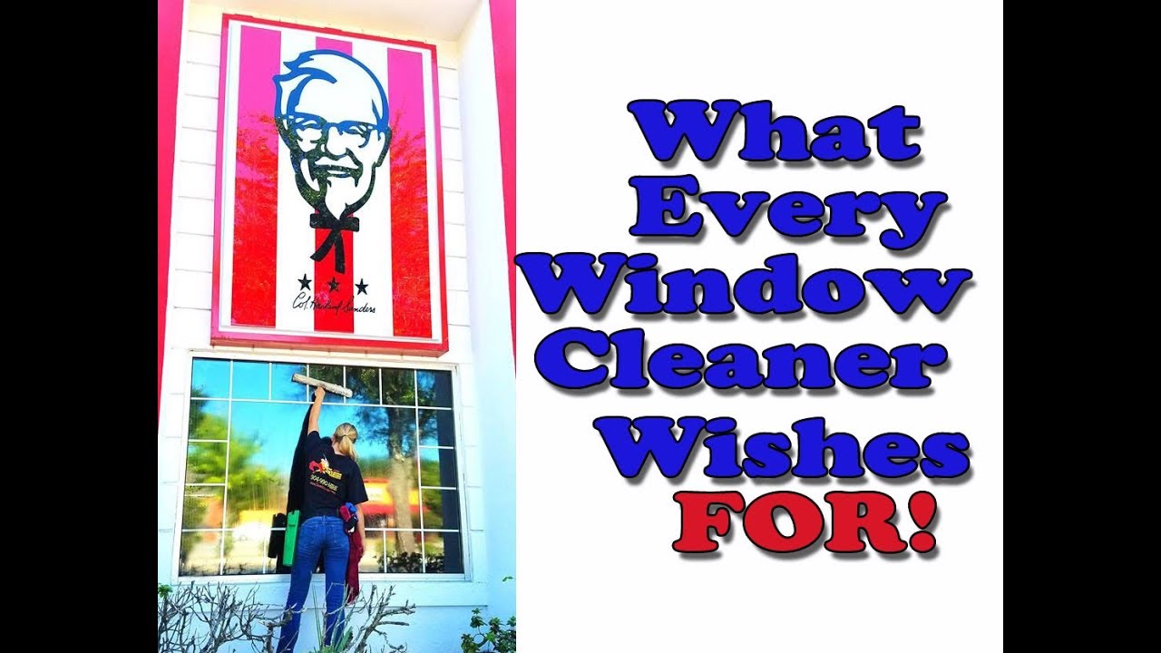 What every Window Cleaner wishes for!! - YouTube