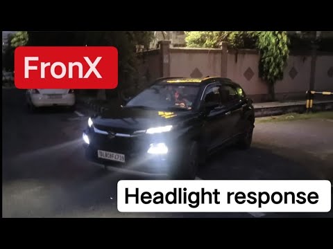 Night life of Maruti Suzuki Fronx || Fronx Head light response ...