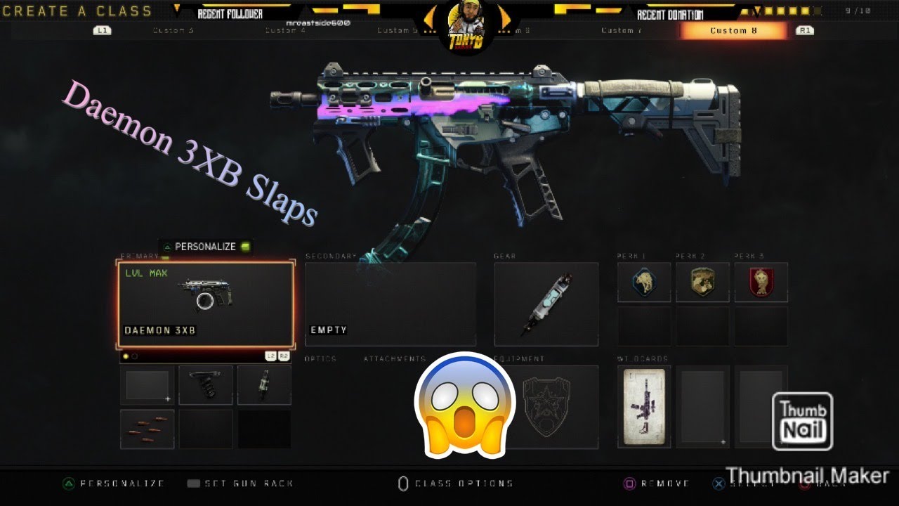 Daemon 3XB Slaps OMG Best SMG!? - YouTube