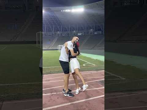 Qarabağ və Ferencvaros oynundan sonra Toral bayramov və yoldaşı Nəzrin😻🤍 #nəzrin #toralbayramov #fyp