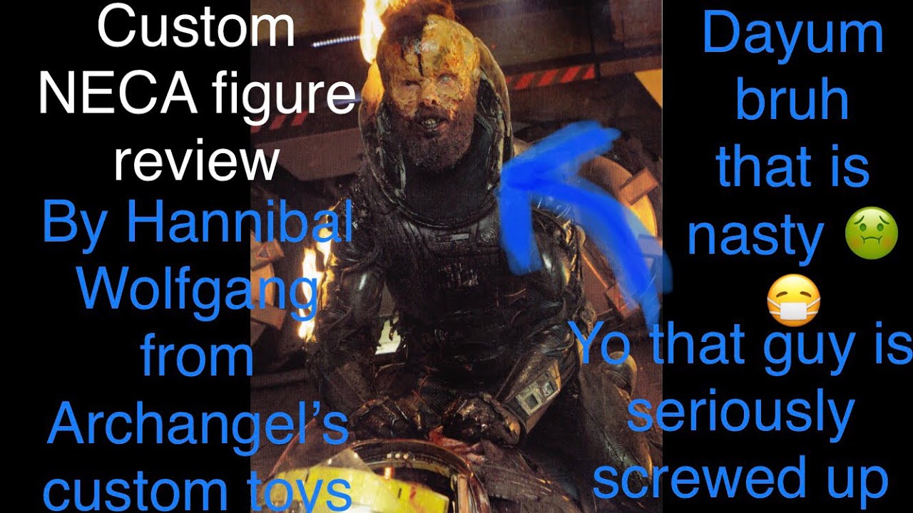 Custom Neca Prometheus Mutant Fifield figure review - YouTube