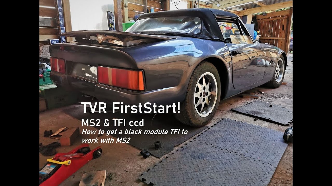 TVR 290 S First Start on MS2 with TFI Black CCD Module, how to make it ...