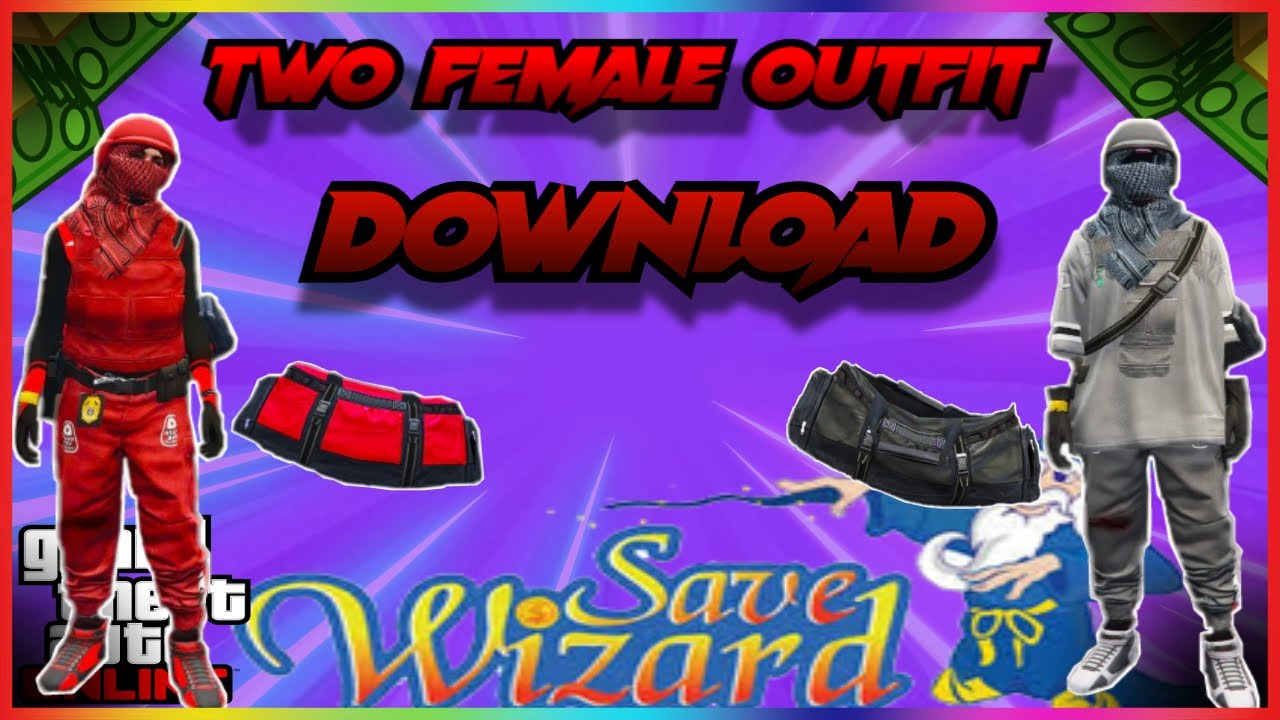 GTA 5 Online 2 (FEMALE SAVE WIZARD OUTFITS ) DOWNLOAD 🔽🔽 - YouTube