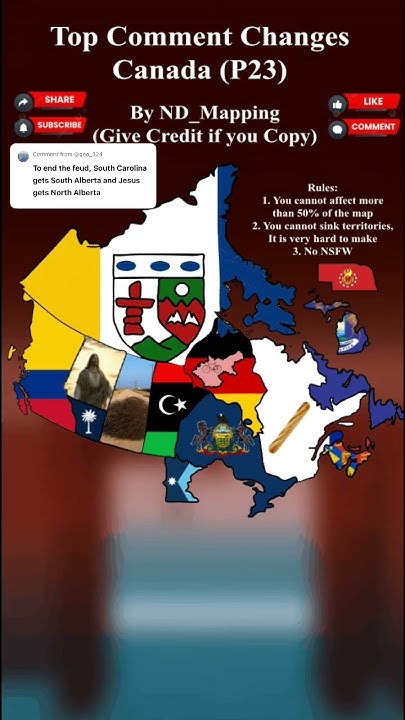 Top Comment Changes Canada (P23/25) #mapping #shorts - YouTube