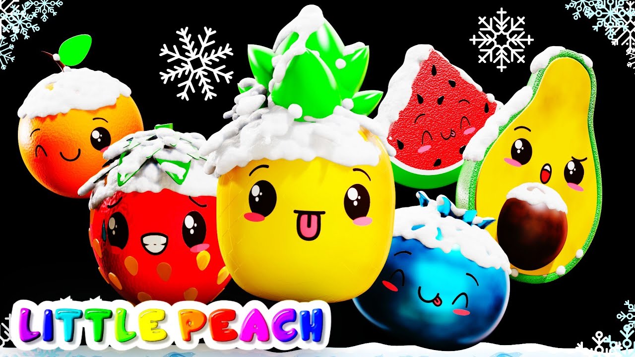 SNOW Fruit Party | Baby Sensory | Baby sensory Video - YouTube