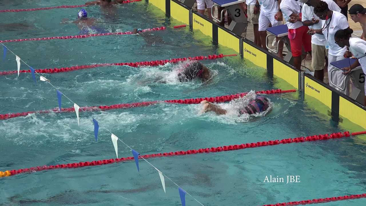 Natation Interclubs TC 25m au Lamentin- Relais 4*100m 4 nages hommes ...