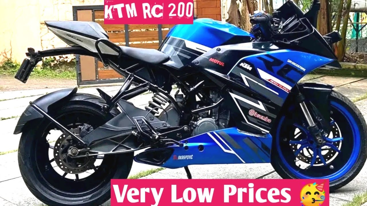 Second Hand Bike 2nd Hand Bike सेकंड हैण्ड बाइक KTM RC 200 Very Low ...