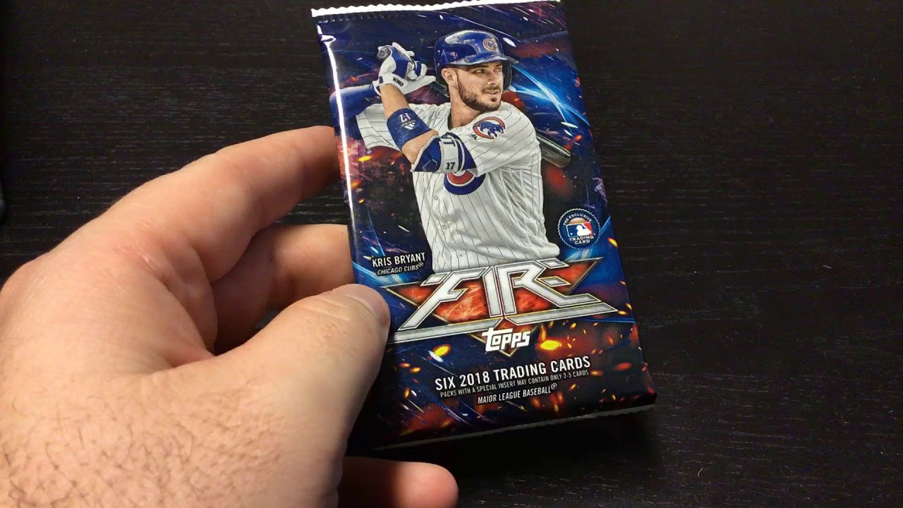 2018 Topps Fire Pack Rip - YouTube