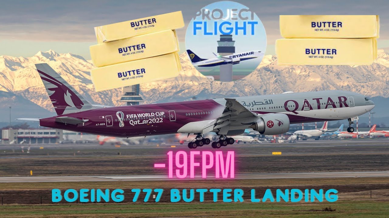 Rate this Boeing 777 butter landing! | Project Flight - YouTube