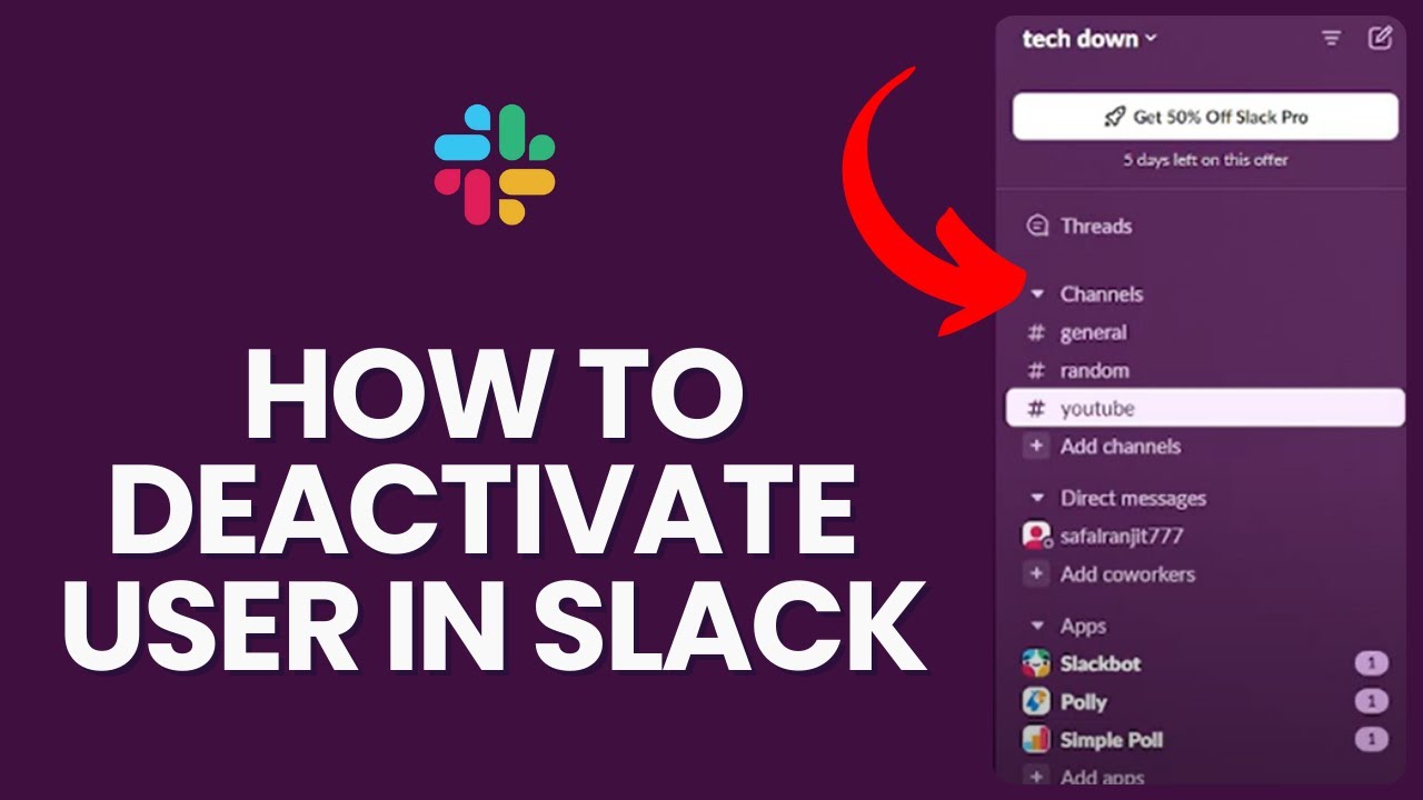 How to Deactivate User in Slack in 2024? - YouTube