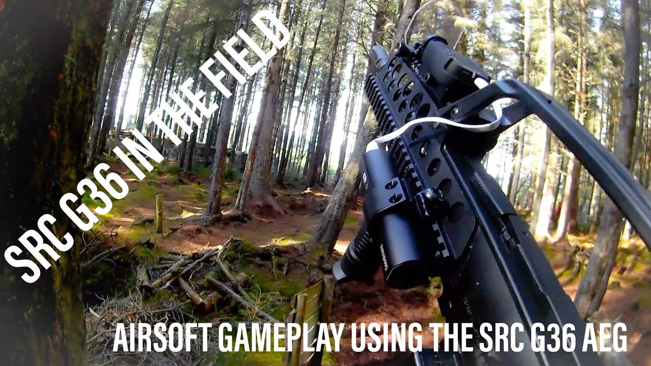 Airsoft gameplay featuring SRC G36 Replica and WE G19X. Rush game in ...