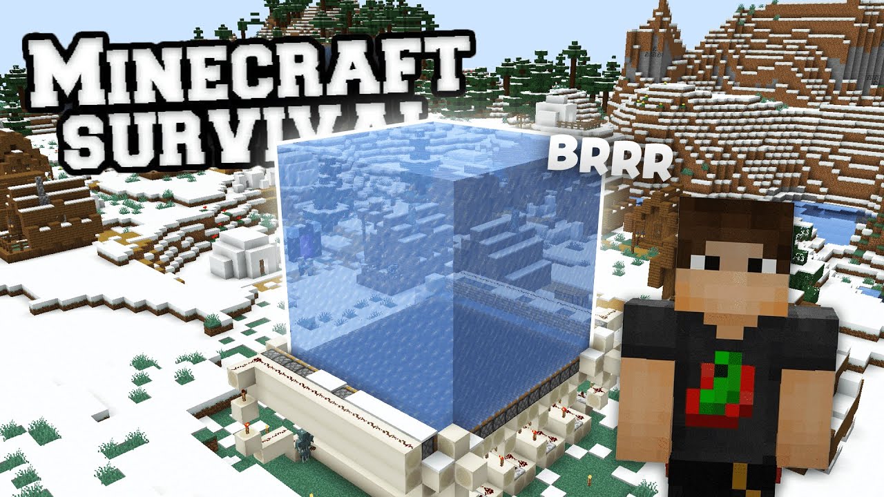 Minecraft Prezivljavanje 145 | LEDENA KOCKA - YouTube