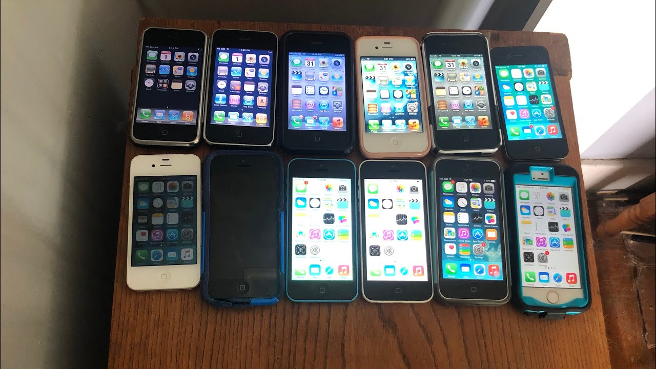 My iPhone Collection as of July 31st, 2020 - YouTube