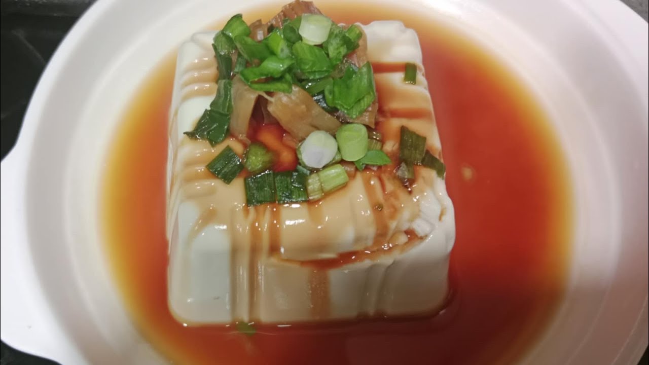 STEAM TOFO(TOKWA) WITH SCALLOP - YouTube