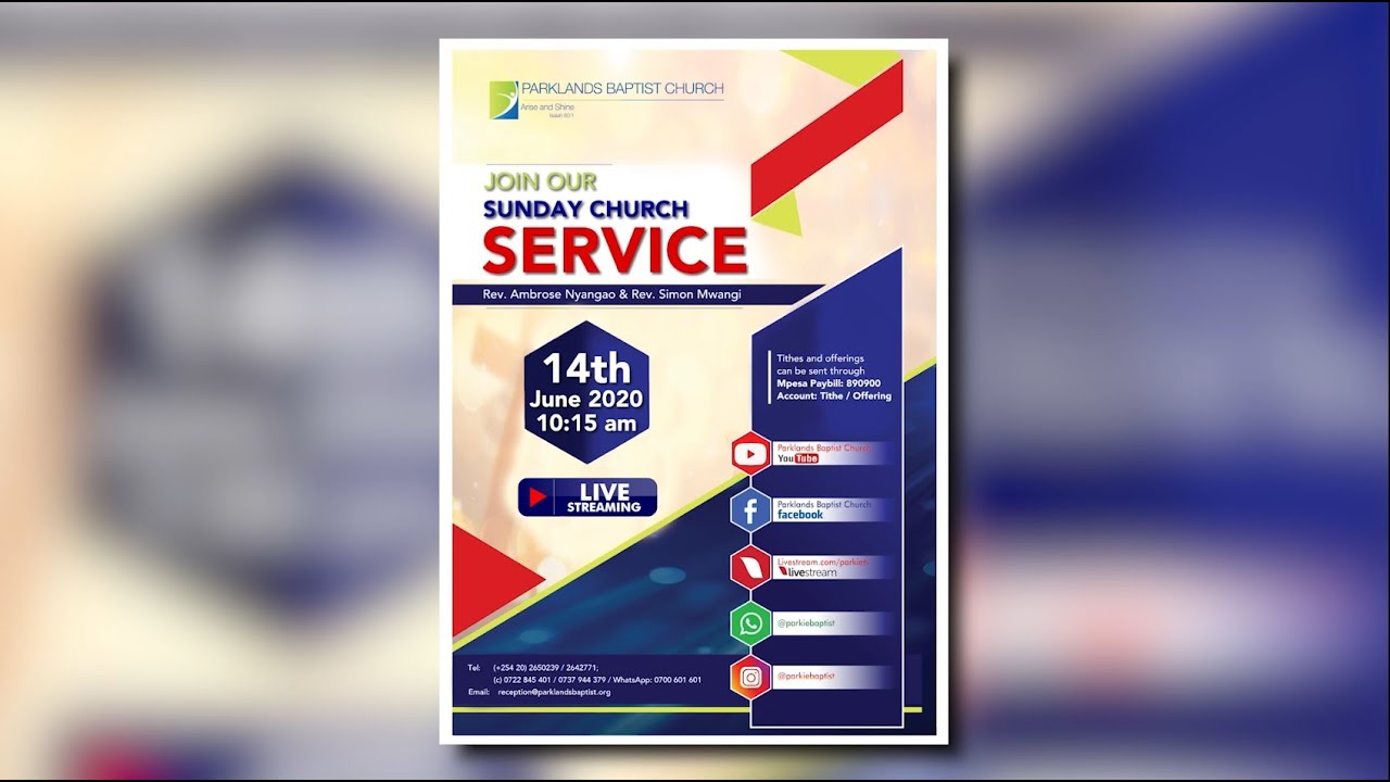 Sunday Service Promo - 2020.06.14 - YouTube