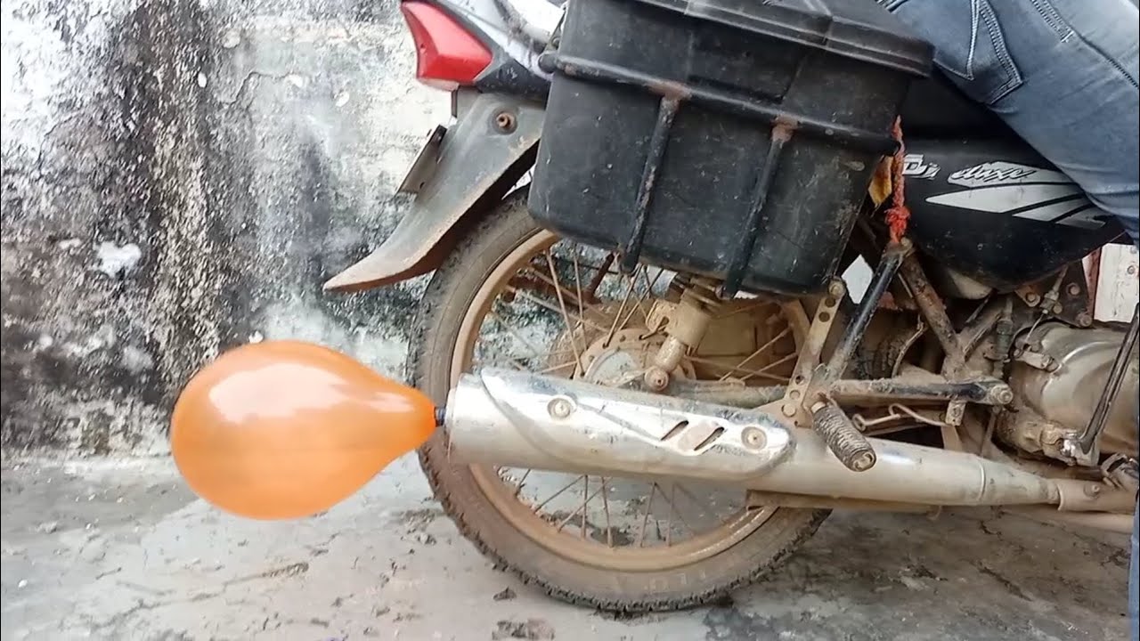 balloon popping bike//balloon putting//balloon put//balloon expriment//balloons//bike +balloon ...