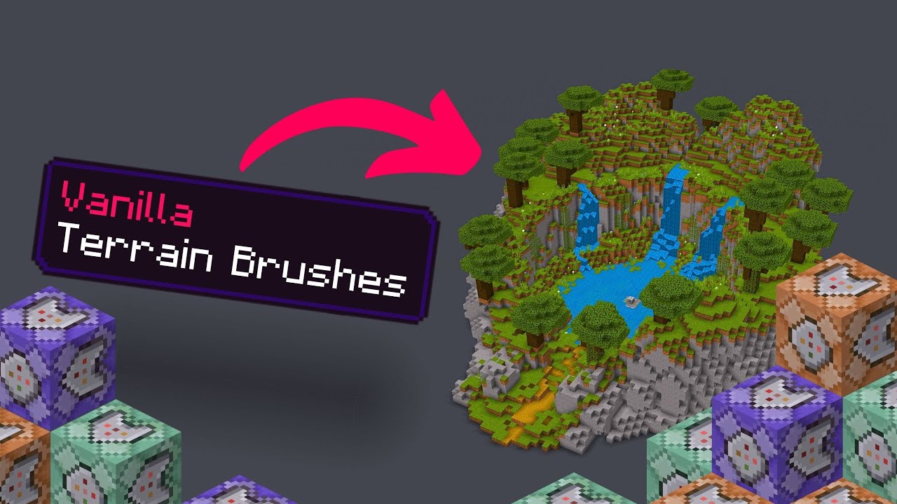 How I Made Vanilla World Edit Brushes Using ONLY Command Blocks - YouTube