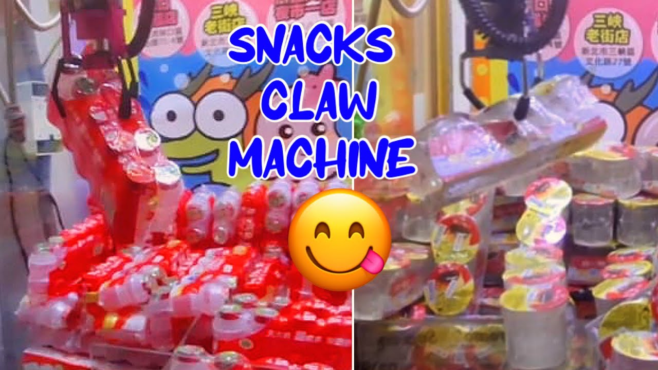 SNACKS CLAW MACHINE - YouTube