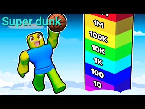 Roblox - Super dunk. - YouTube