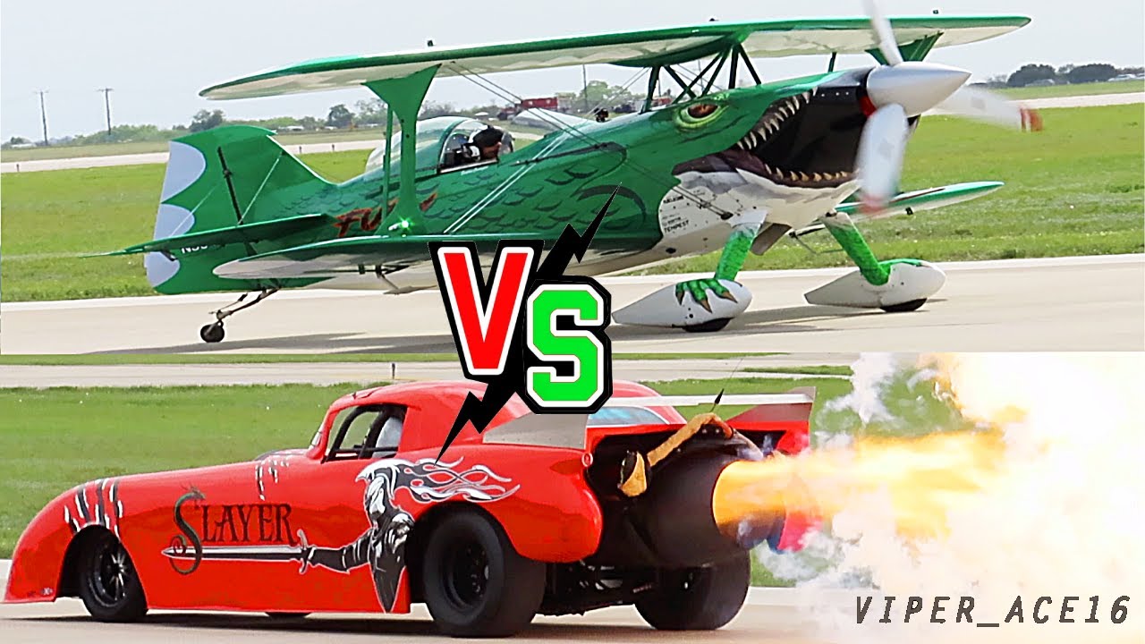 SPOILER!!! Dragster wins! Stephen Covington (SRC Airshows) vs Slayer ...