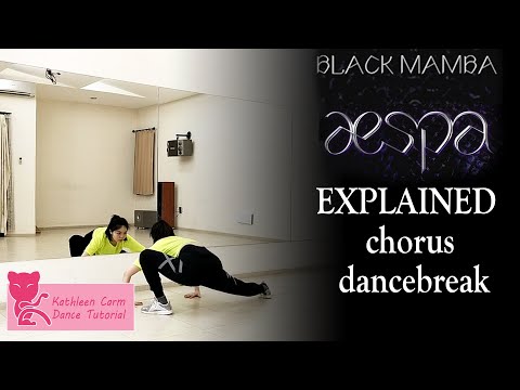 aespa 에스파 'Black Mamba' Dance Tutorial | Explained + Mirrored