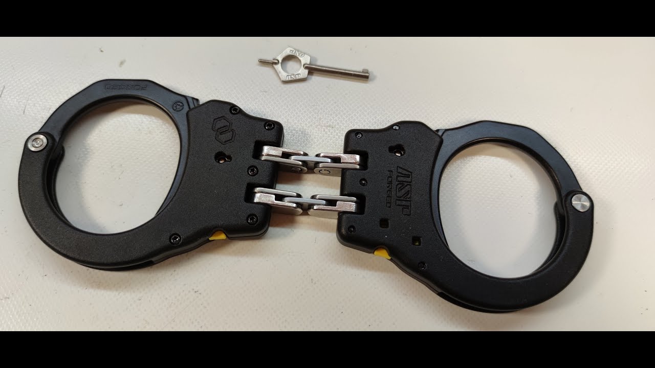 ASP Model 575 schwarz Aluminium Handcuffs USA Amerika Police Officer ...