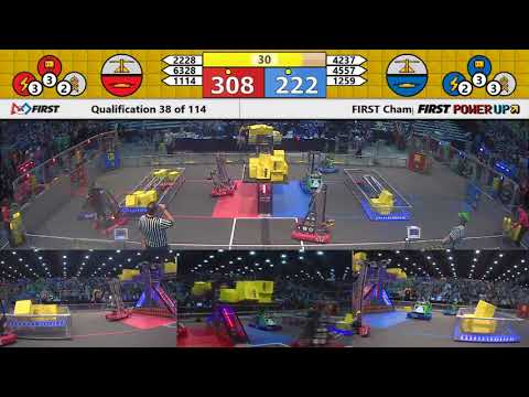 Qual 38 - 2018 FIRST Championship - Detroit - Archimedes Subdivision